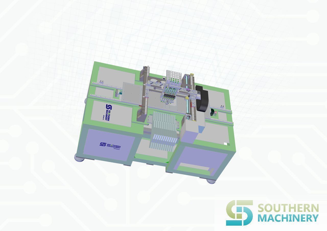 How to make LED lighting chip mounter in Smart EMS factory 3D model ...