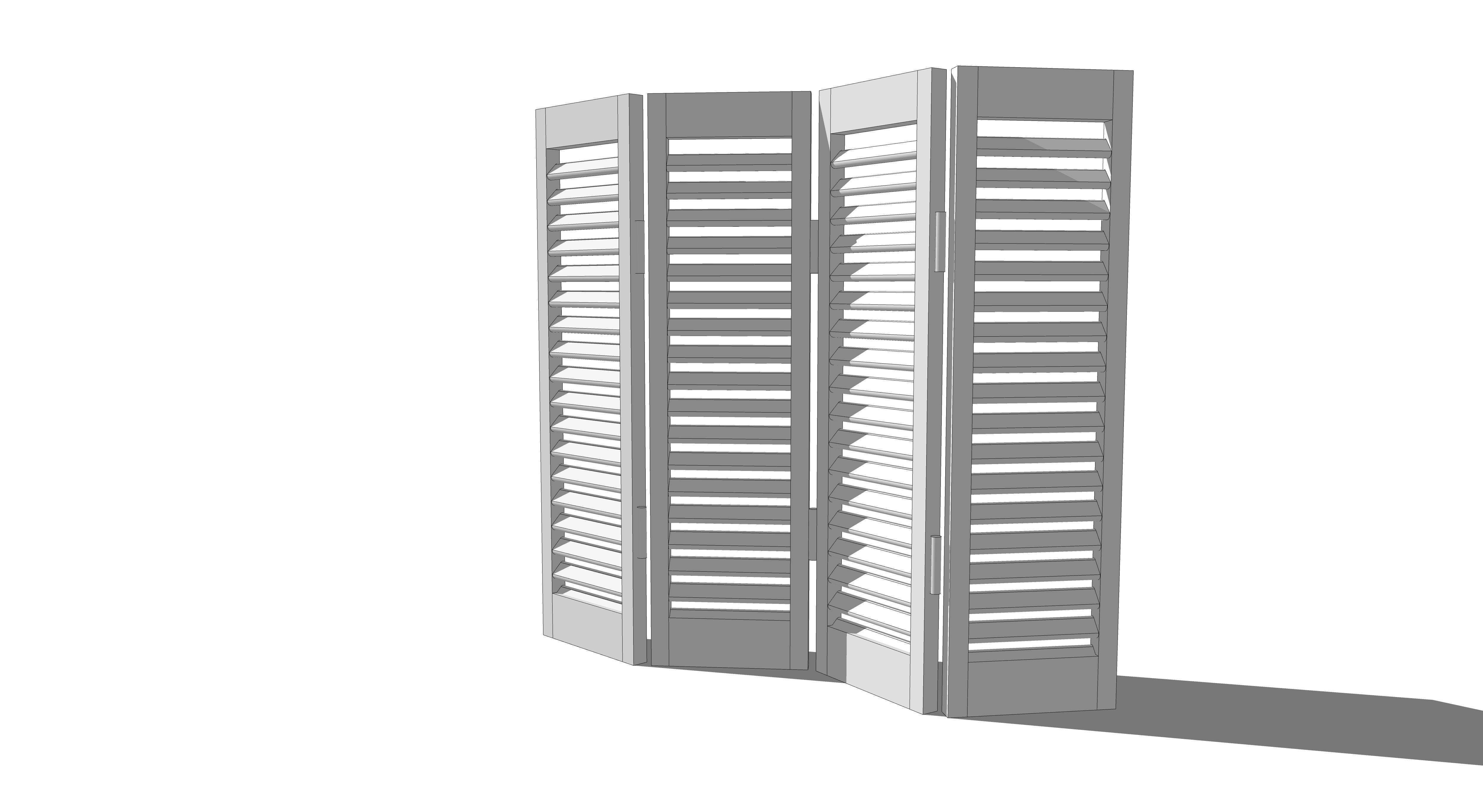window shutter 3D model | CGTrader