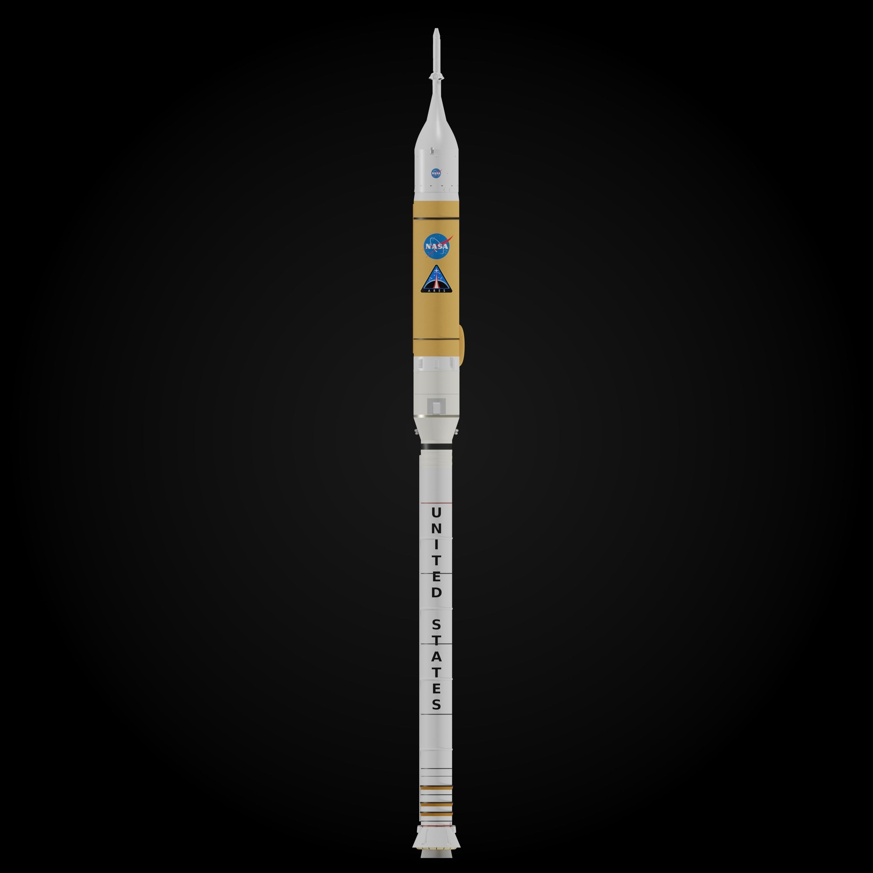 Ares I rocket 3D model | CGTrader