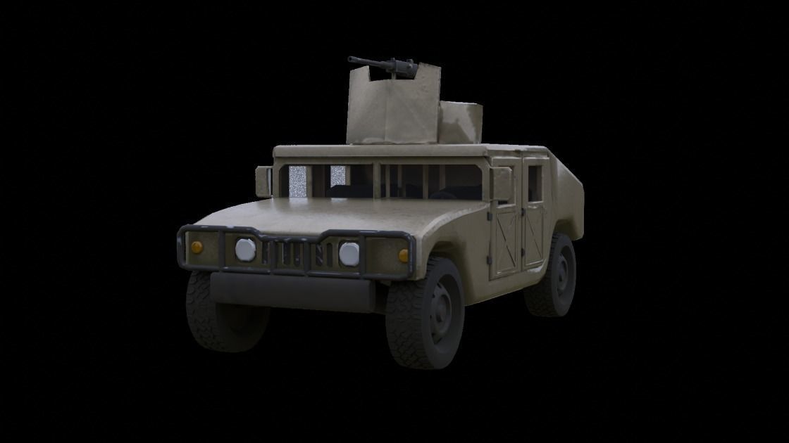Humvee 3D model | CGTrader