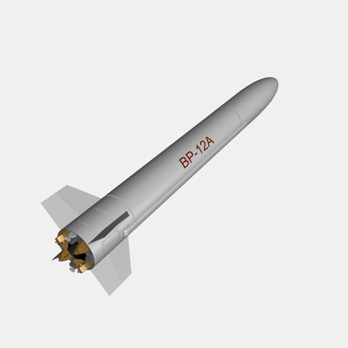 BP-12A Missile 3D model | CGTrader