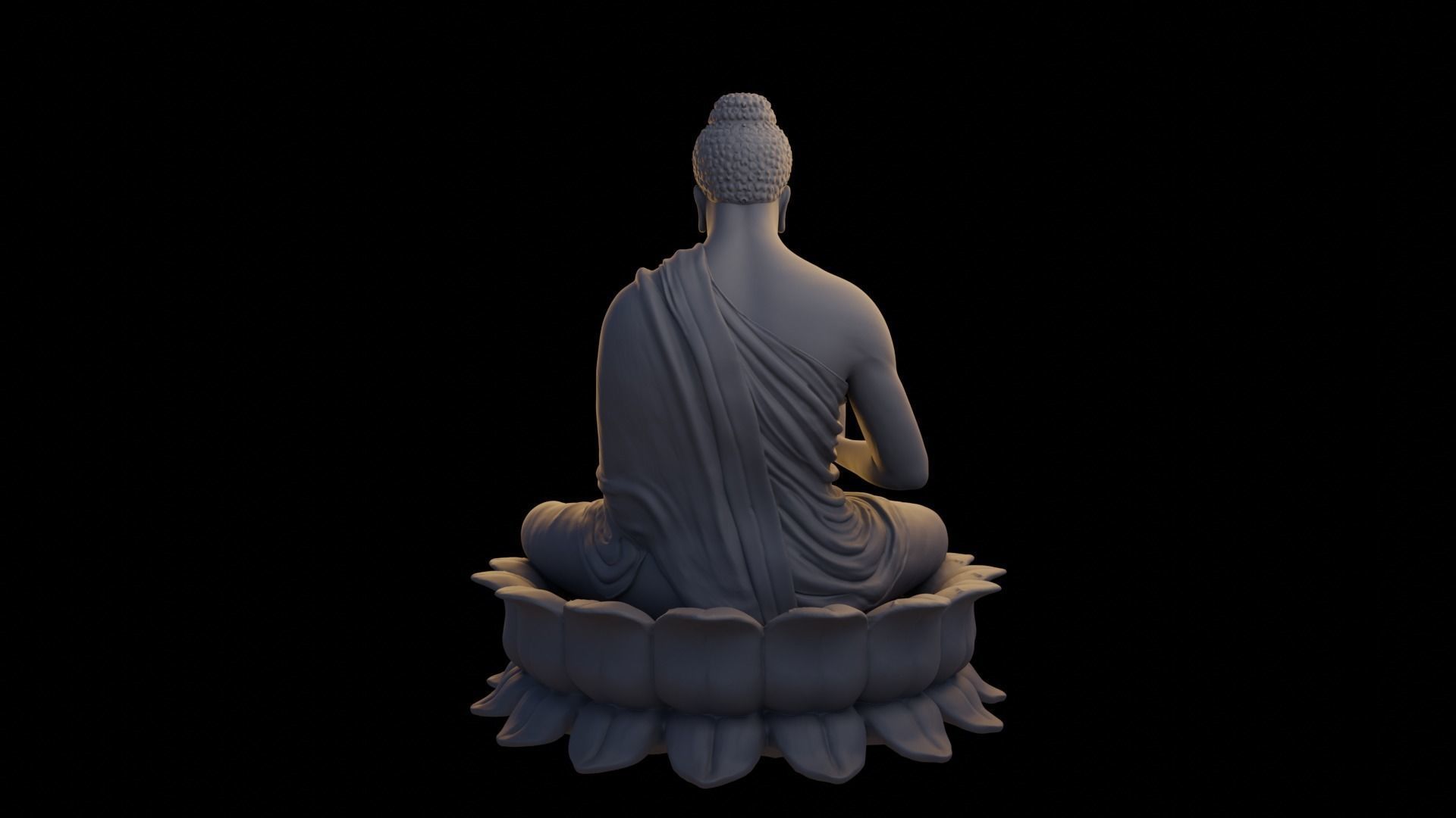 Lord buddha 3D model 3D printable | CGTrader