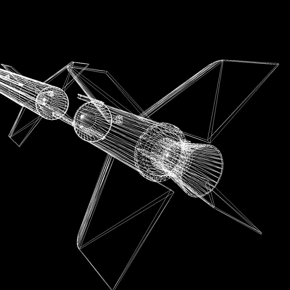 Aerobee 300A Rocket 3D model | CGTrader