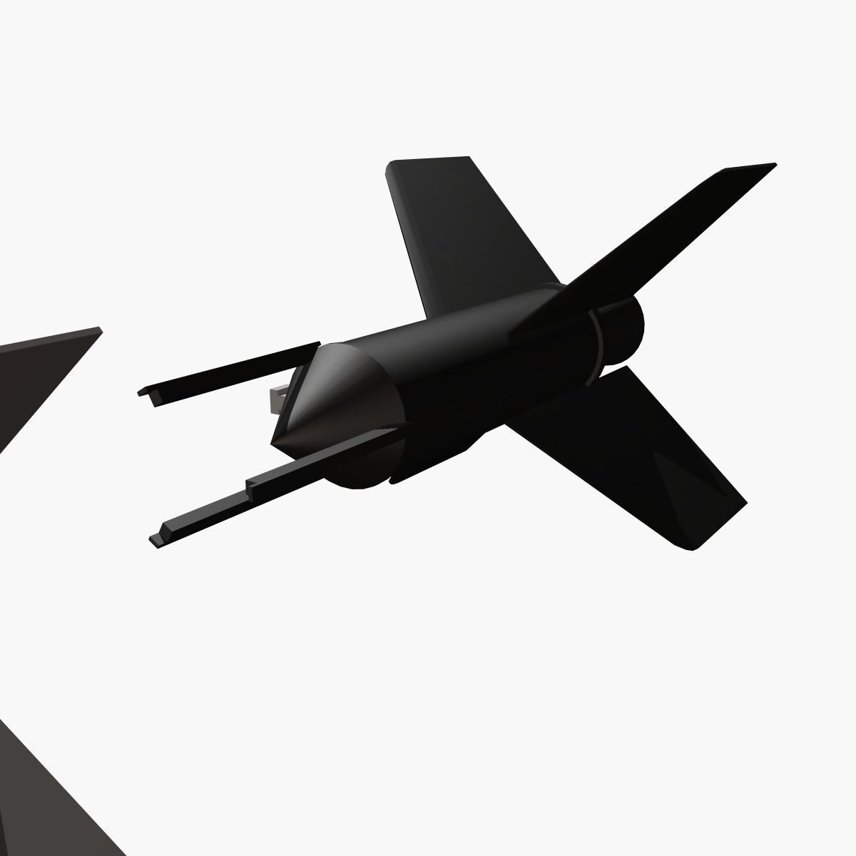 Aerobee 300A Rocket 3D model | CGTrader