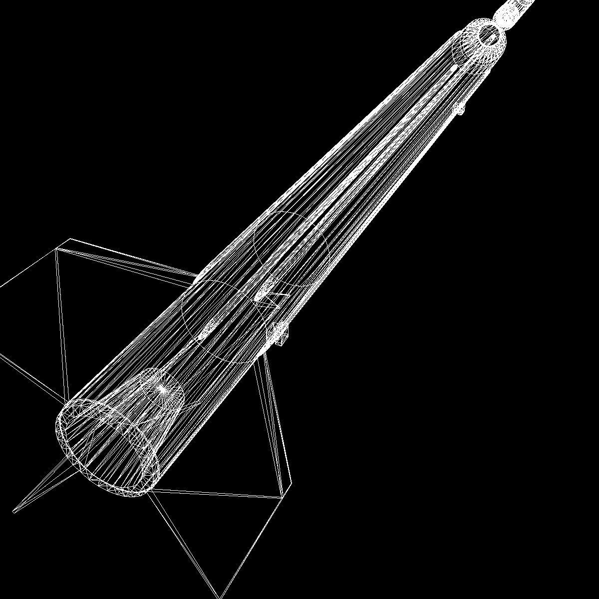 Aerobee 300A Rocket 3D model | CGTrader