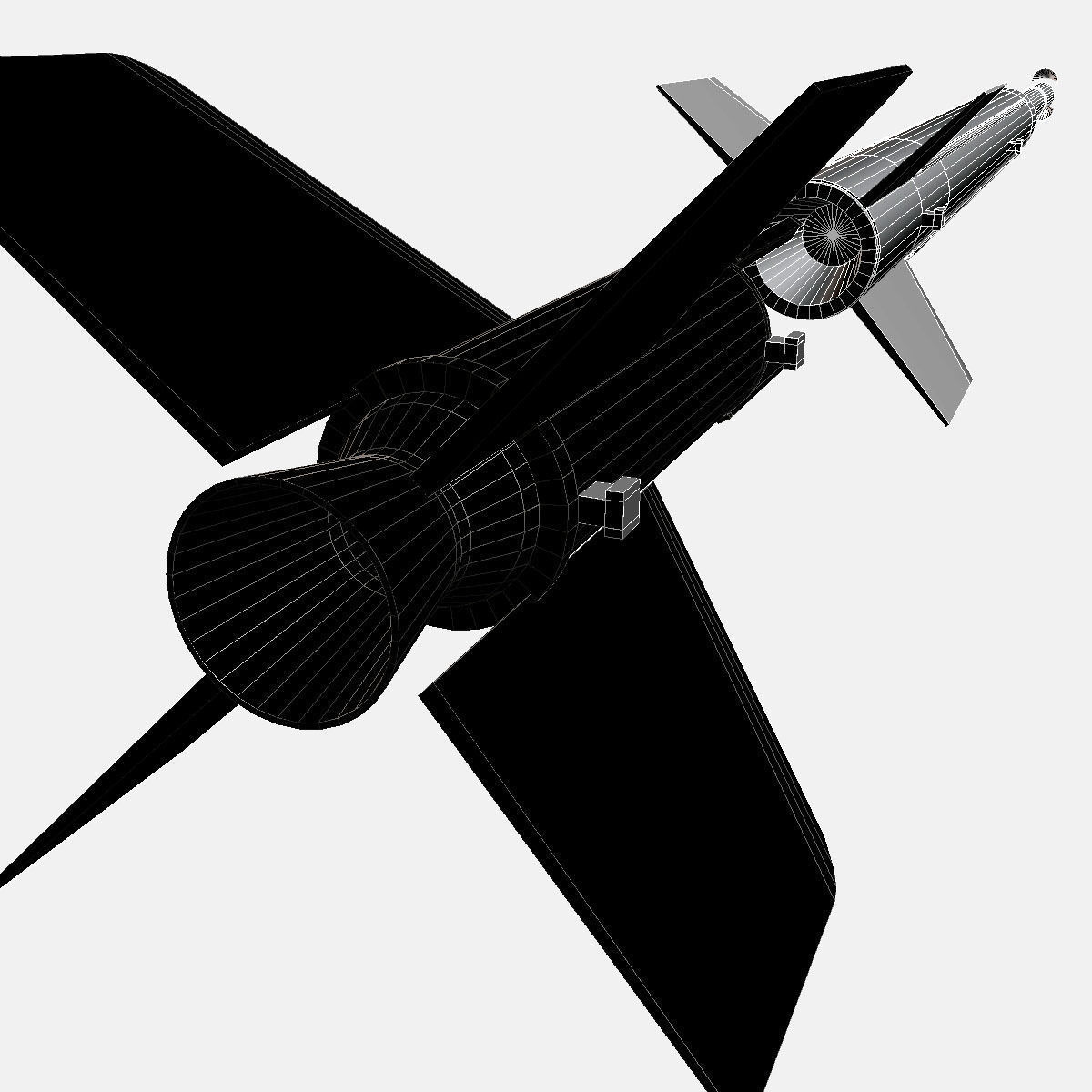 Aerobee 300A Rocket 3D model | CGTrader