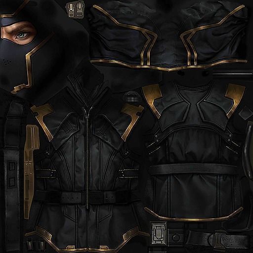 3D model Hawkeye armor of avengers VR / AR / low-poly | CGTrader