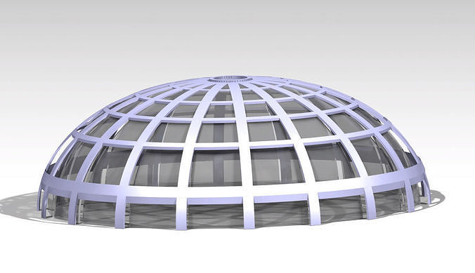 Metal TD Dome Structure 3D model | CGTrader
