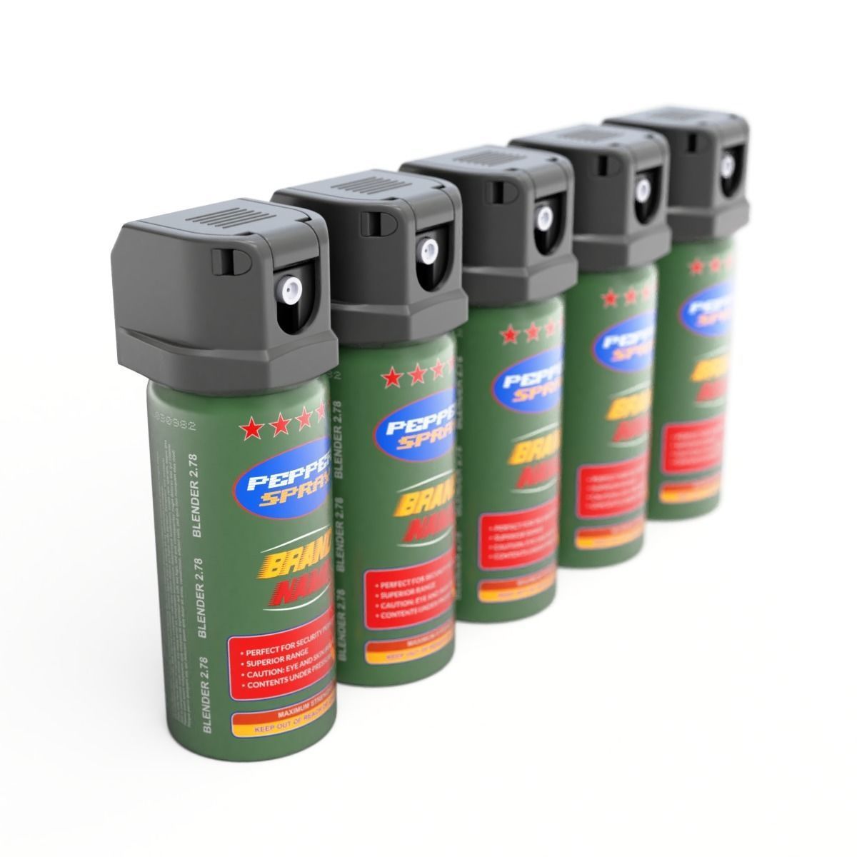 Pepper Spray 3D model | CGTrader