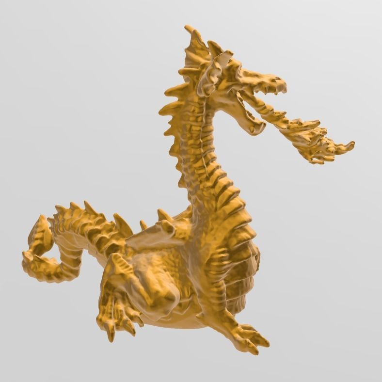 Dragon fire 3D model 3D printable | CGTrader