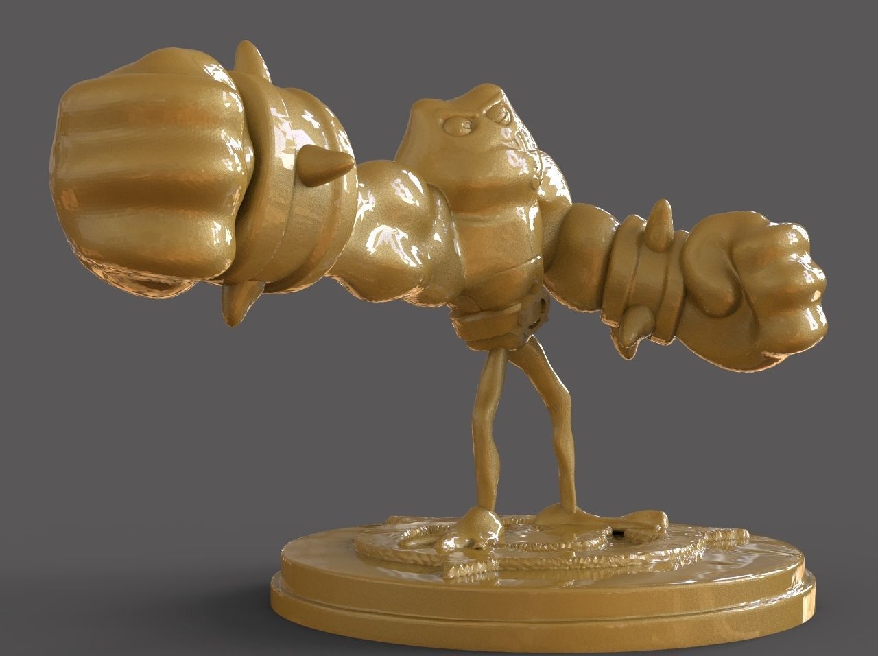 Battletoads Pimple 3D model 3D printable | CGTrader