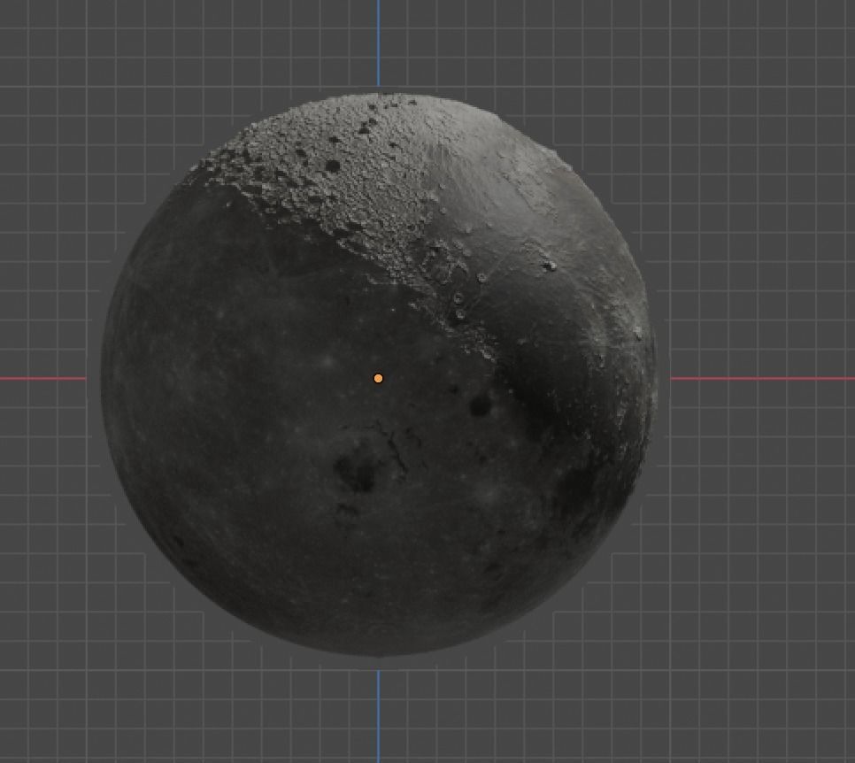 Photorealistic Moon 3D model | CGTrader