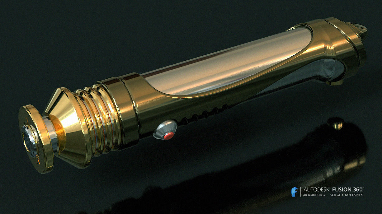 Darth Sidious Palpatine lightsaber 3D Model 3D printable - CGTrader.com