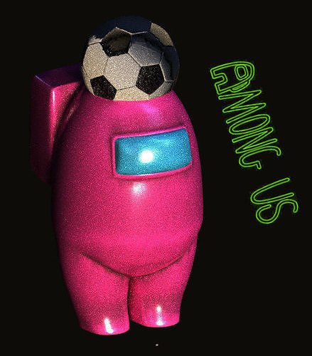 AMONG US BALL 3D model 3D printable | CGTrader