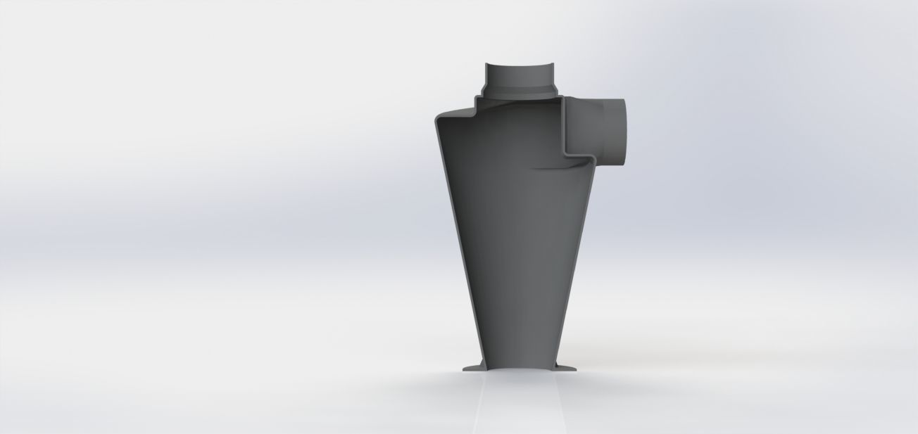 Cyclone dust collector 3D model 3D printable | CGTrader