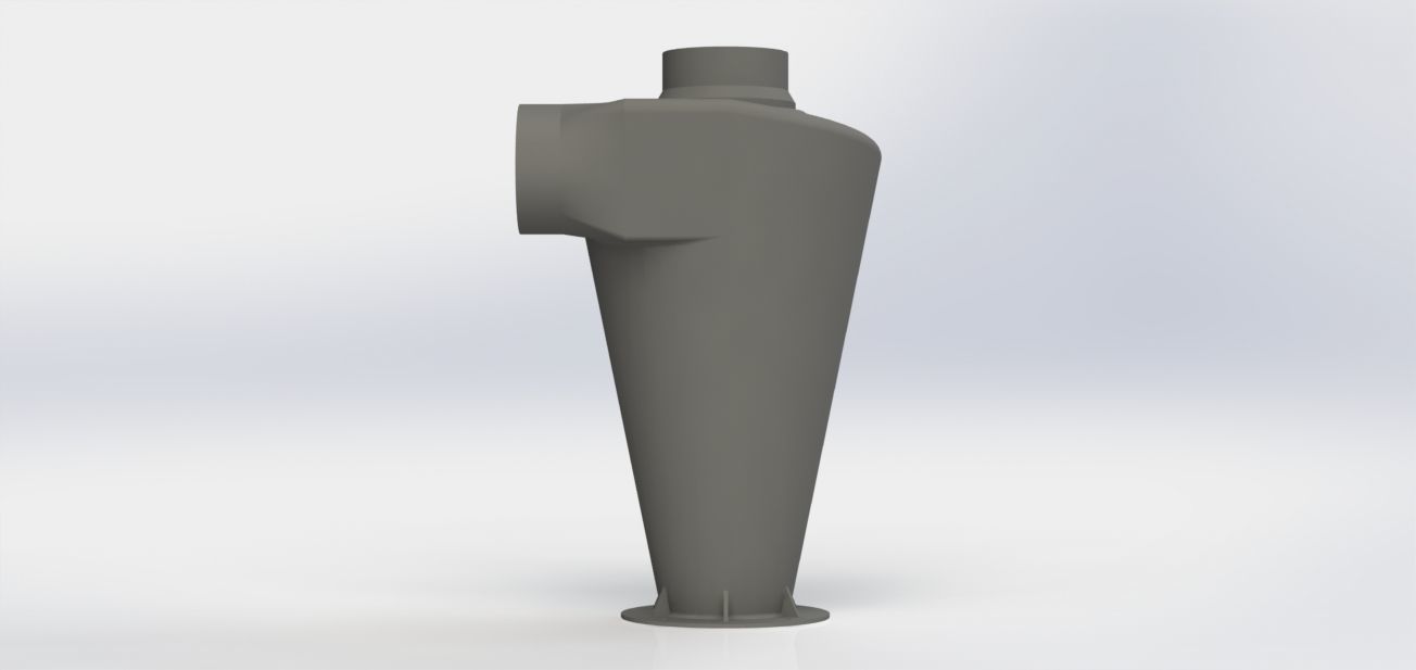 Cyclone dust collector 3D model 3D printable | CGTrader