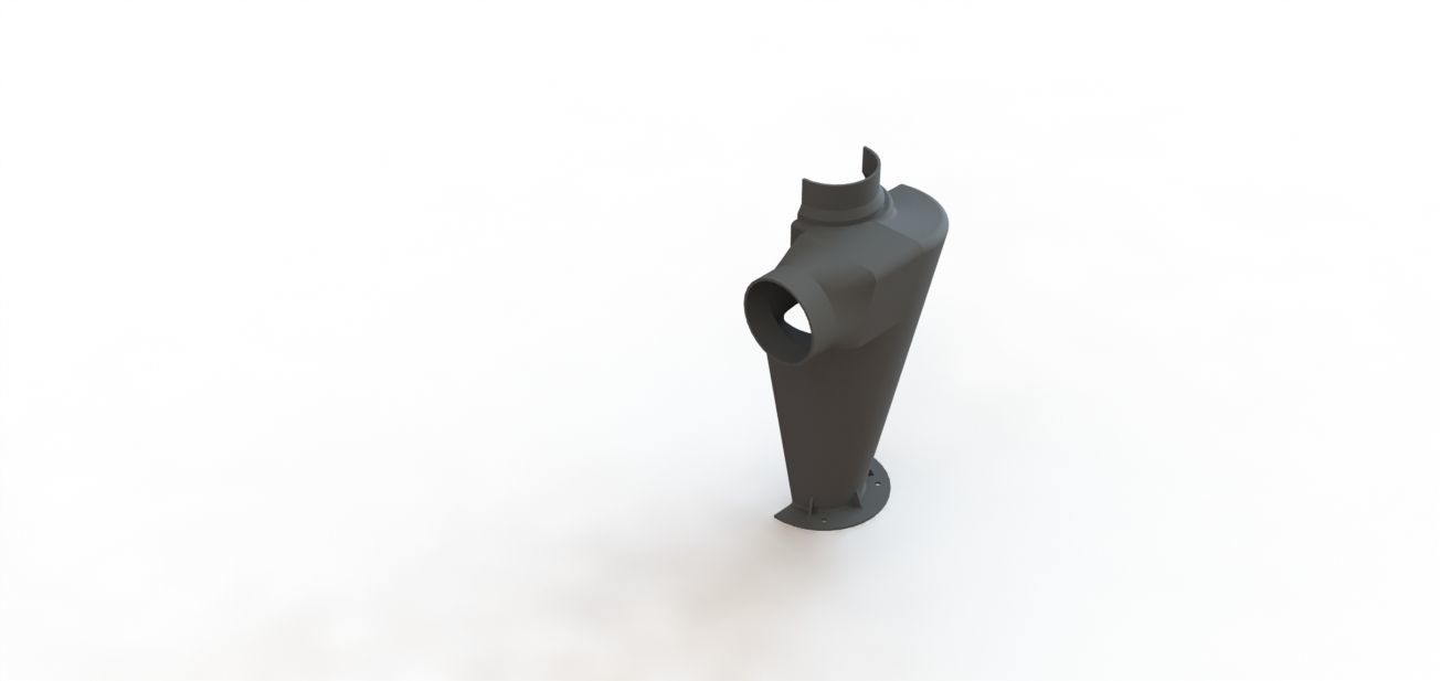 Cyclone dust collector 3D model 3D printable | CGTrader