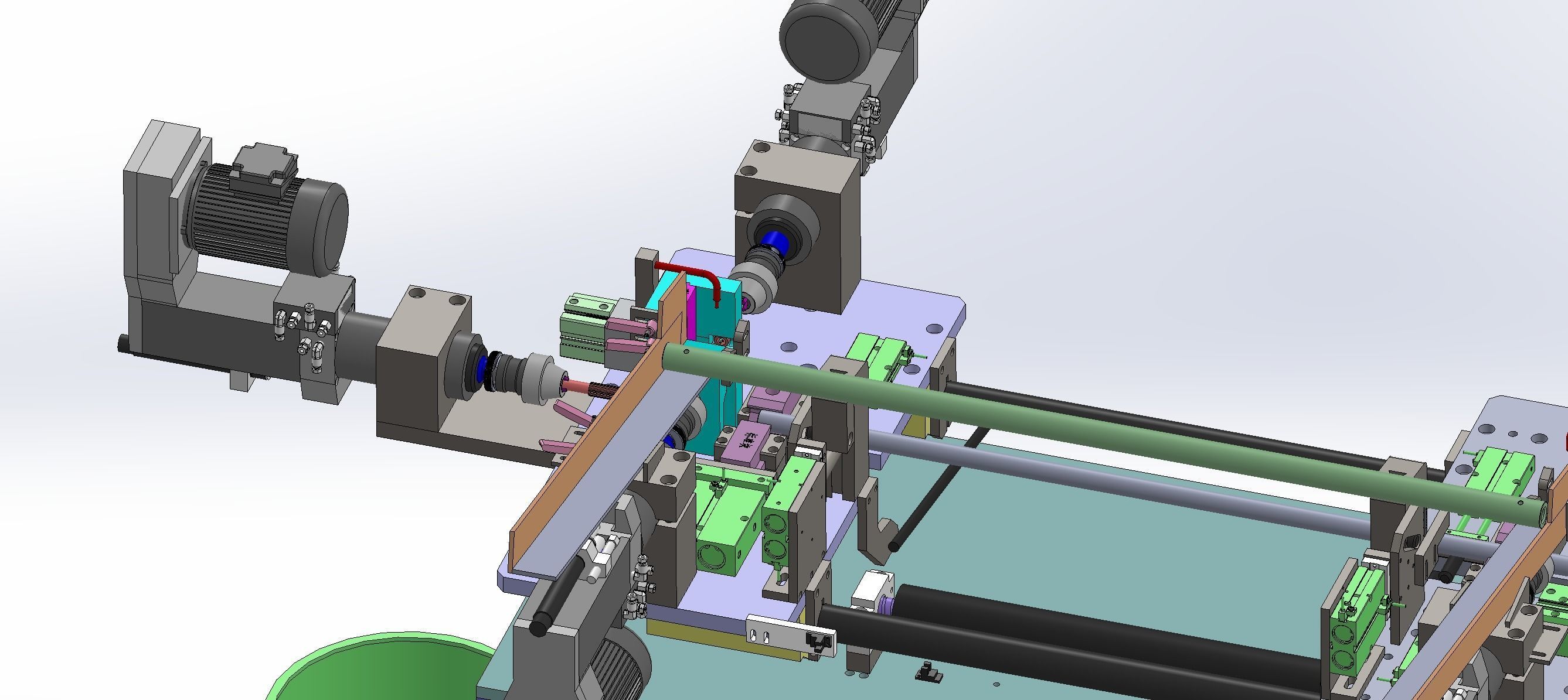 Round product drilling and chamfering machine 3D model | CGTrader
