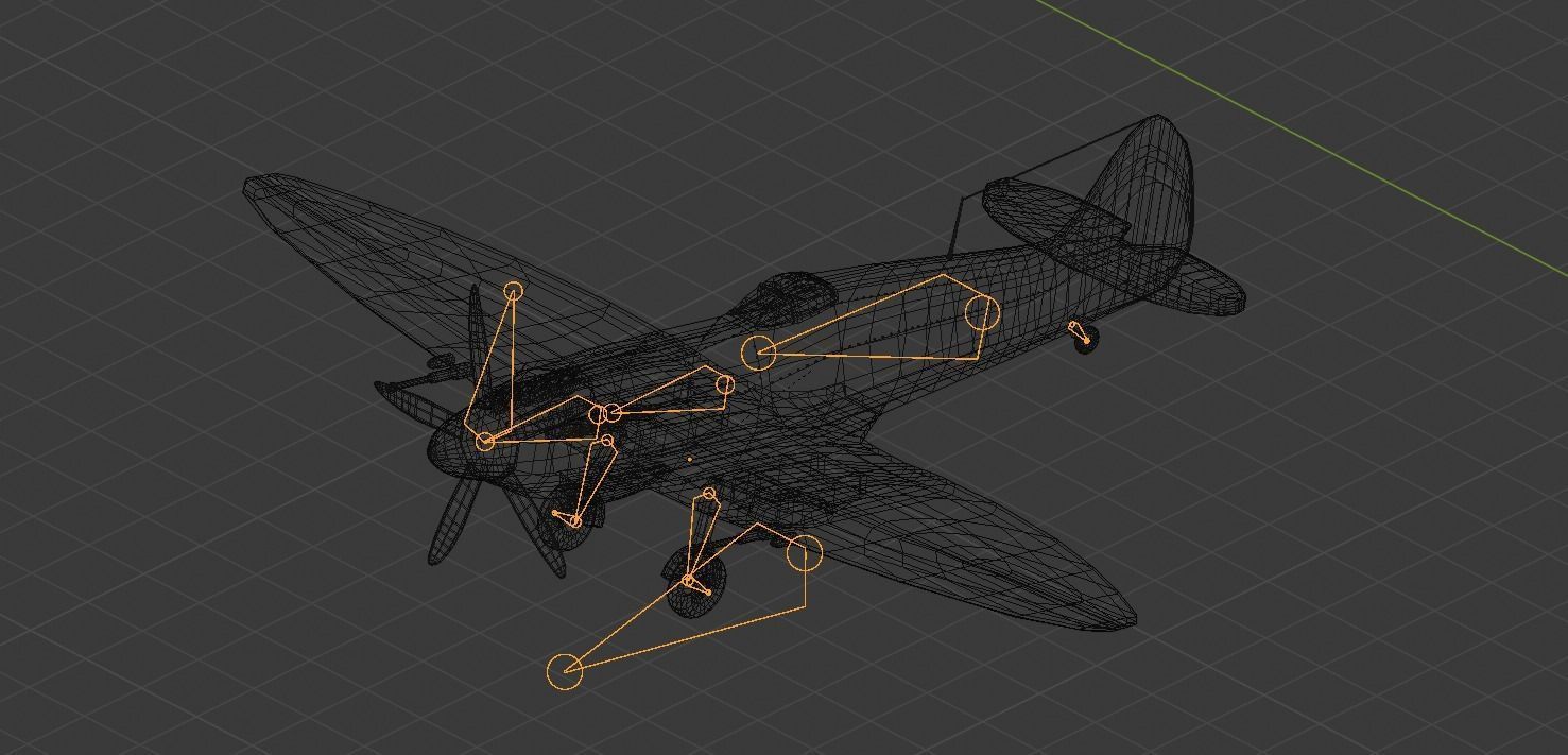 3D model WW2 British Airplane Models VR / AR / low-poly | CGTrader