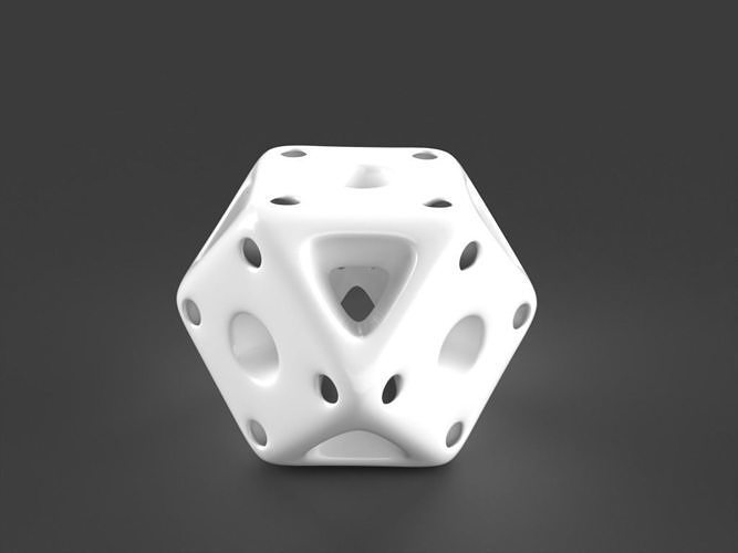 Mathematical art 3D model 3D printable | CGTrader