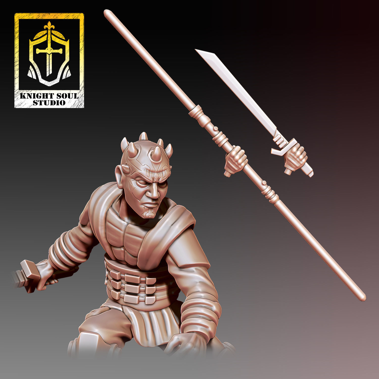The DarkSaber 3D model 3D printable | CGTrader