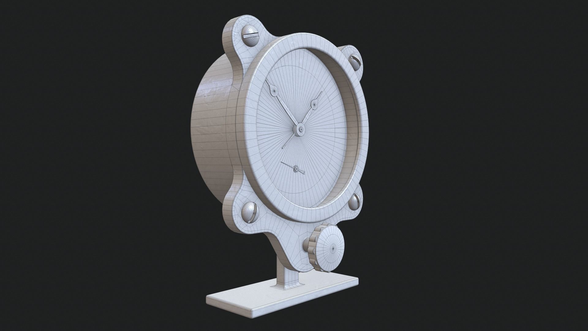 WWII Aircraft Clock 3D model | CGTrader