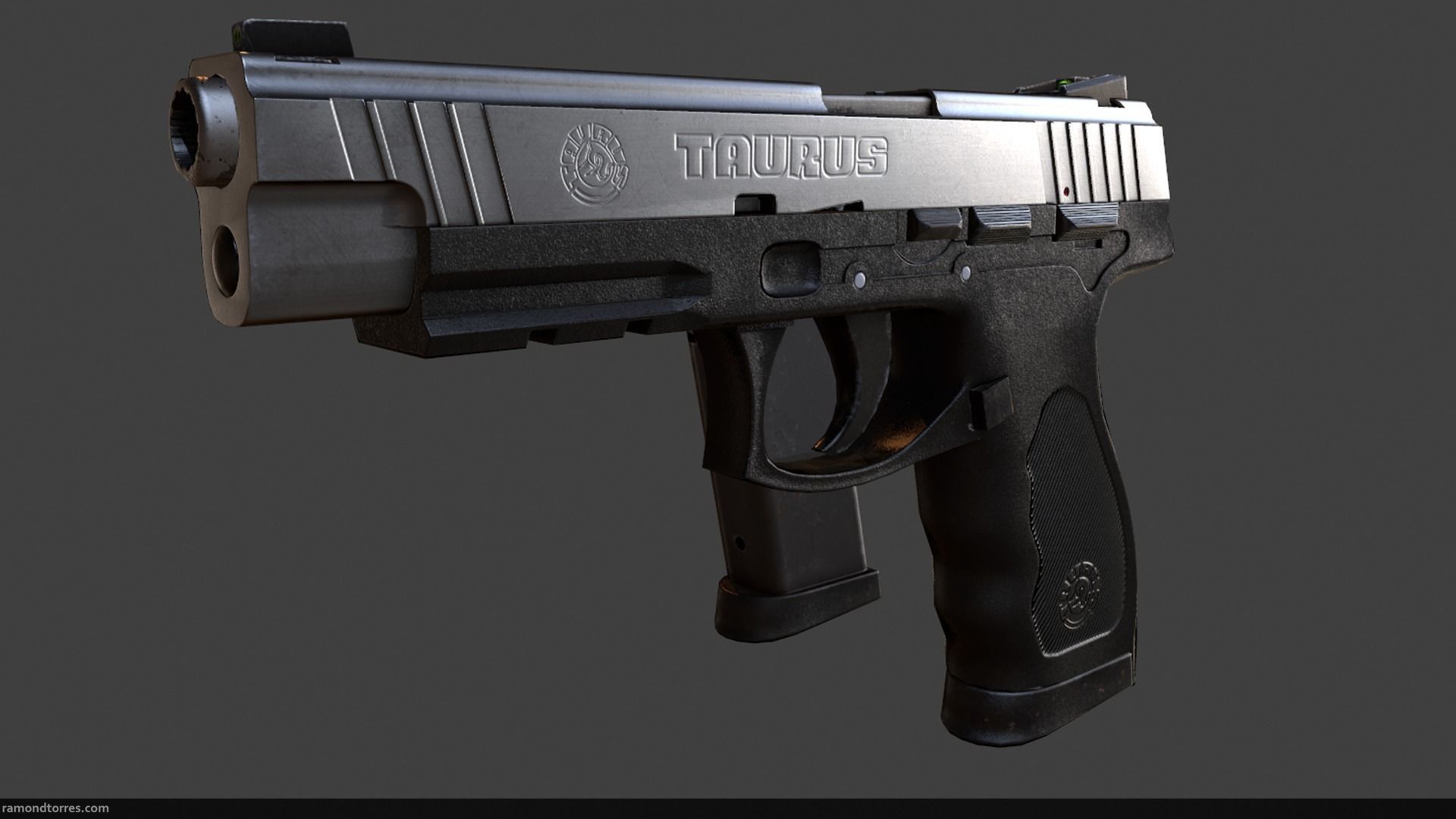 3D model Taurus Pistol VR / AR / low-poly | CGTrader