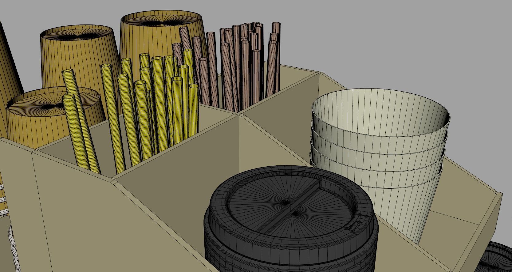 Coffee Condiment Organizer - Model 2 3D model | CGTrader