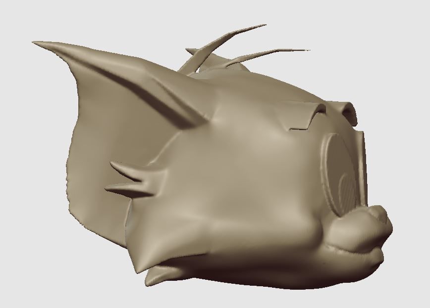 TOM HEAD - FROM THE TOM AND JERRY SHOW 3D model 3D printable | CGTrader