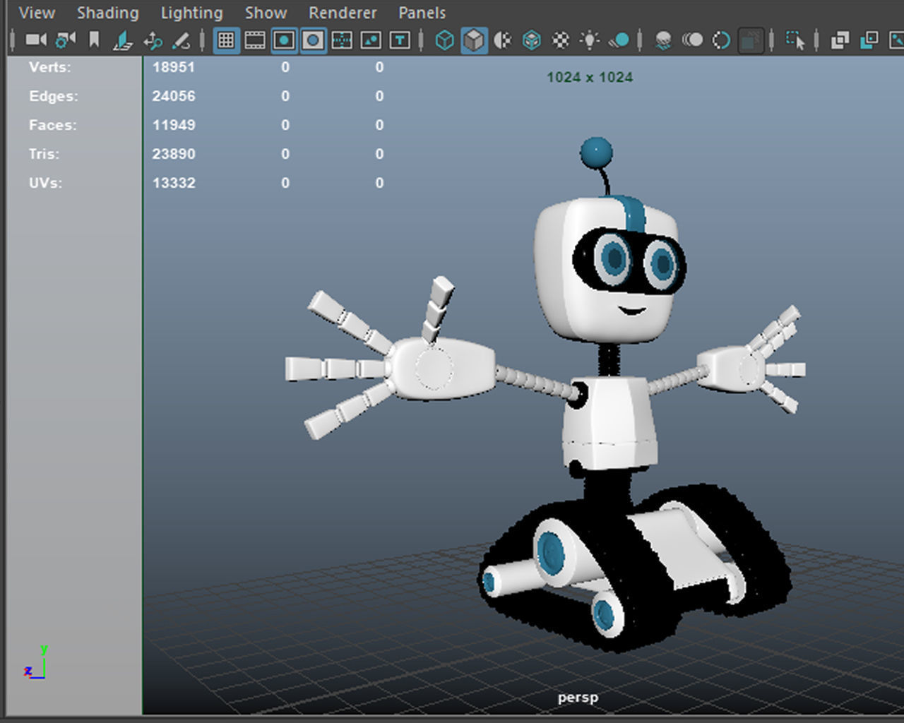 3D model Chain Wheel Robot Model VR / AR / low-poly | CGTrader