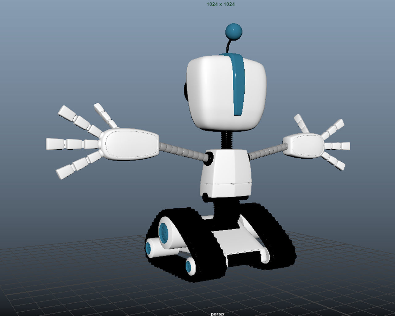 3D model Chain Wheel Robot Model VR / AR / low-poly | CGTrader