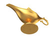 Gold magic lamp 3D model | CGTrader
