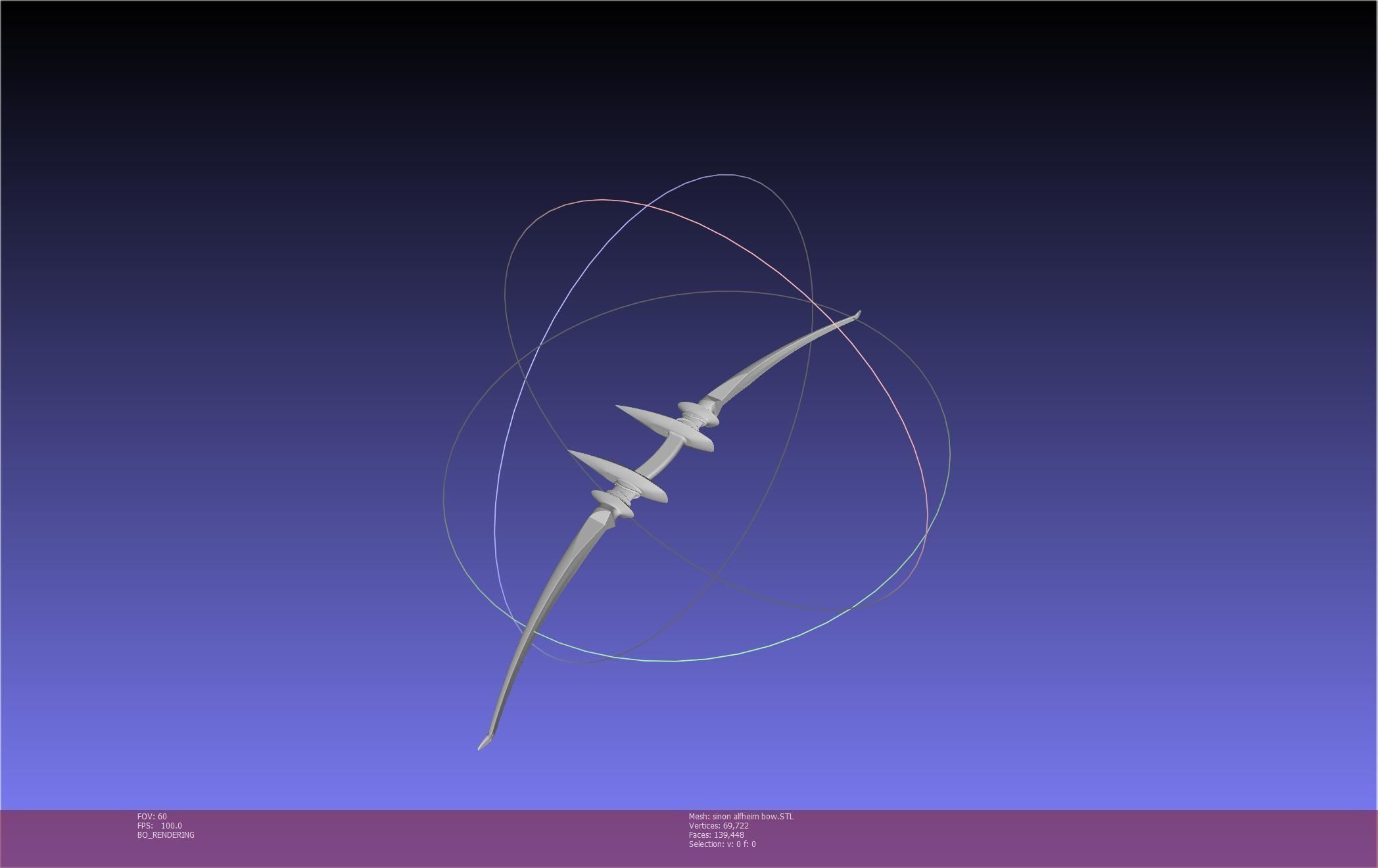 Sword Art Online Sinon Alfheim Bow Printable Assembly 3D model 3D ...