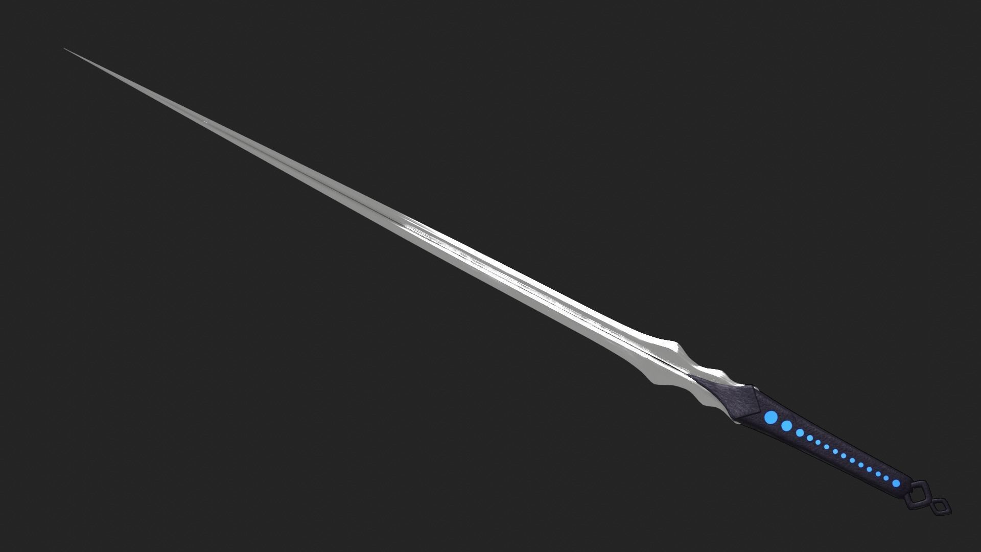 twin blade free 3D model | CGTrader