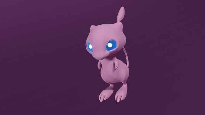 Pokemon - Mew free 3D model | CGTrader
