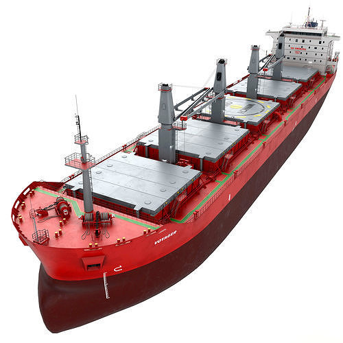 Bulk carrier 3D model | CGTrader