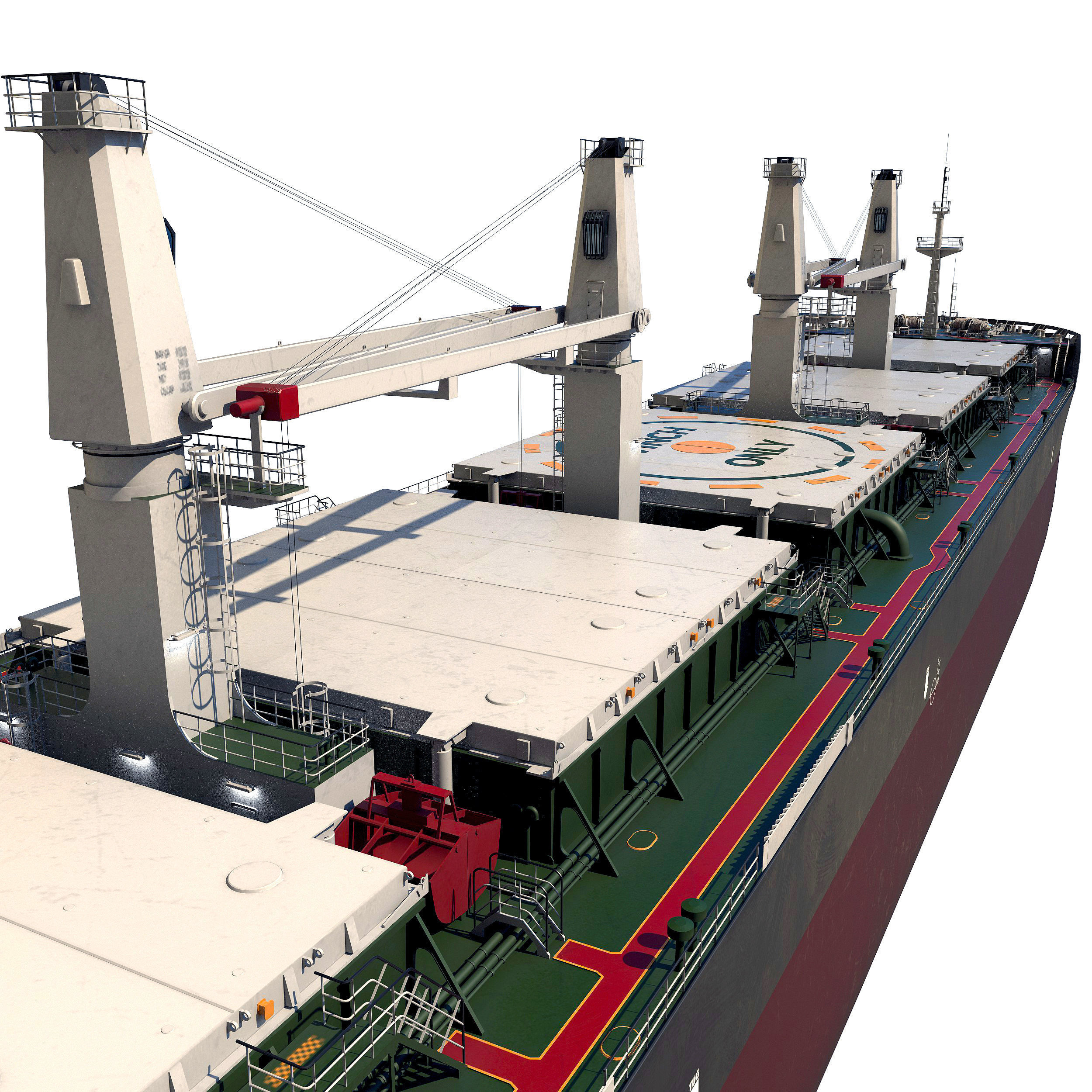 Bulk carrier 3D model | CGTrader