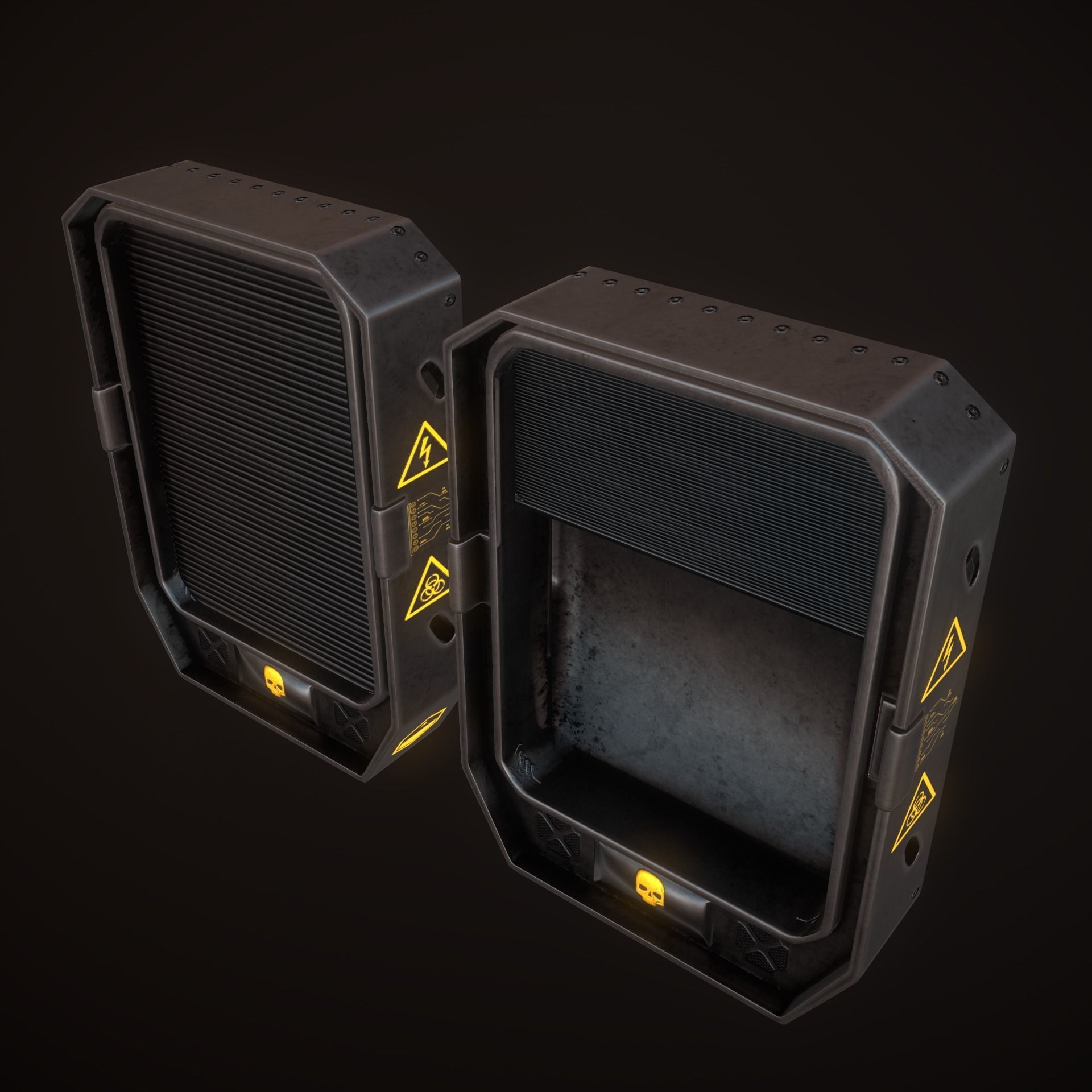 3D model Sci Fi Weapon Rack VR / AR / low-poly | CGTrader