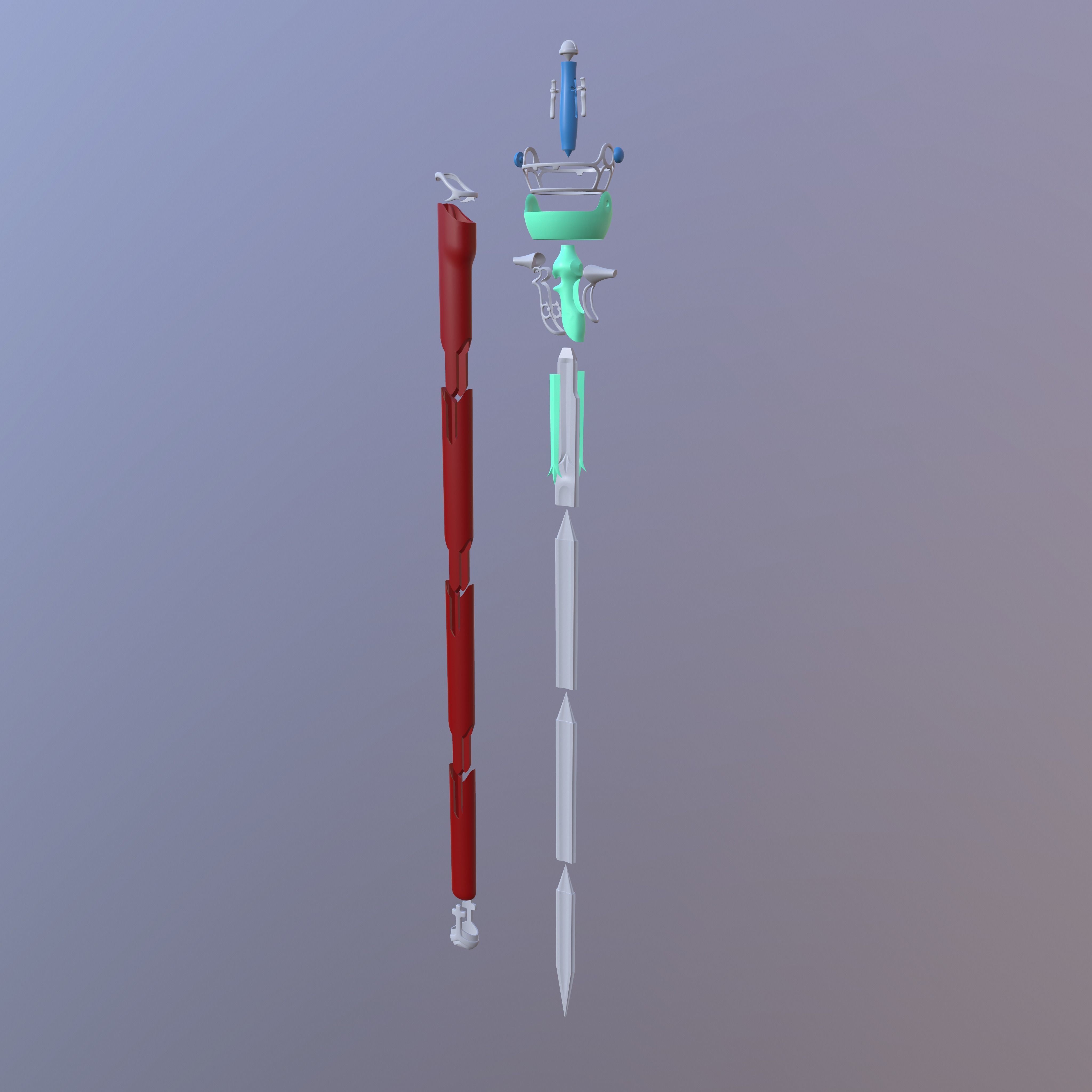 Sword Art Online Lambent Light Rapier 3D model 3D printable | CGTrader