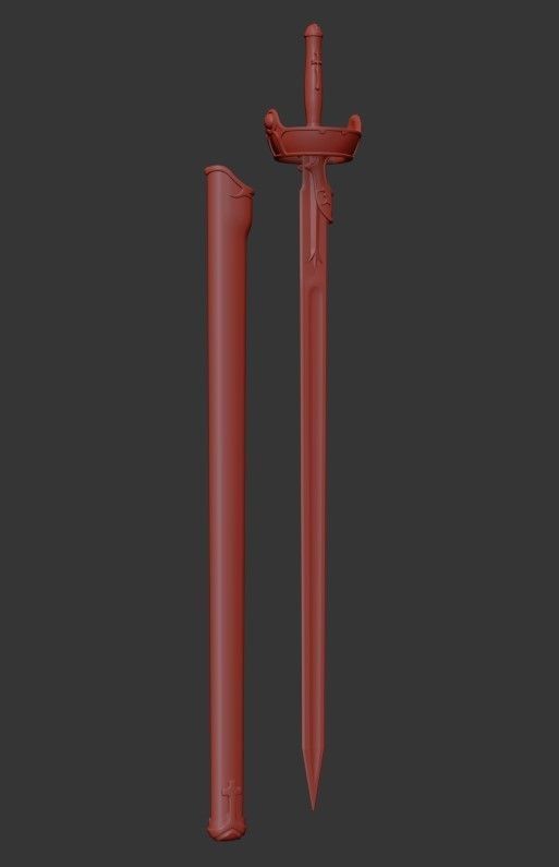 Sword Art Online Lambent Light Rapier 3D model 3D printable | CGTrader