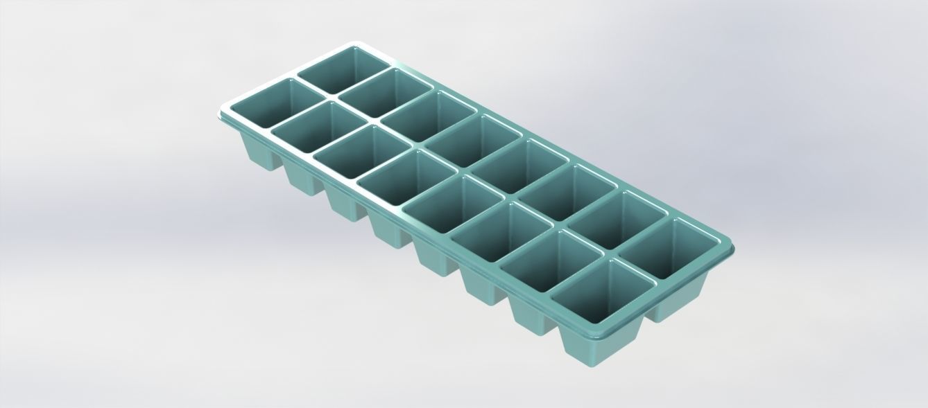 Ice Cube Tray free 3D model 3D printable | CGTrader