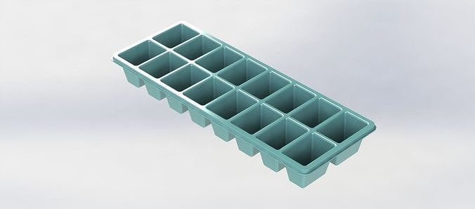 Ice Cube Tray free 3D model 3D printable | CGTrader