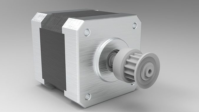 3D model stepper motor VR / AR / low-poly | CGTrader