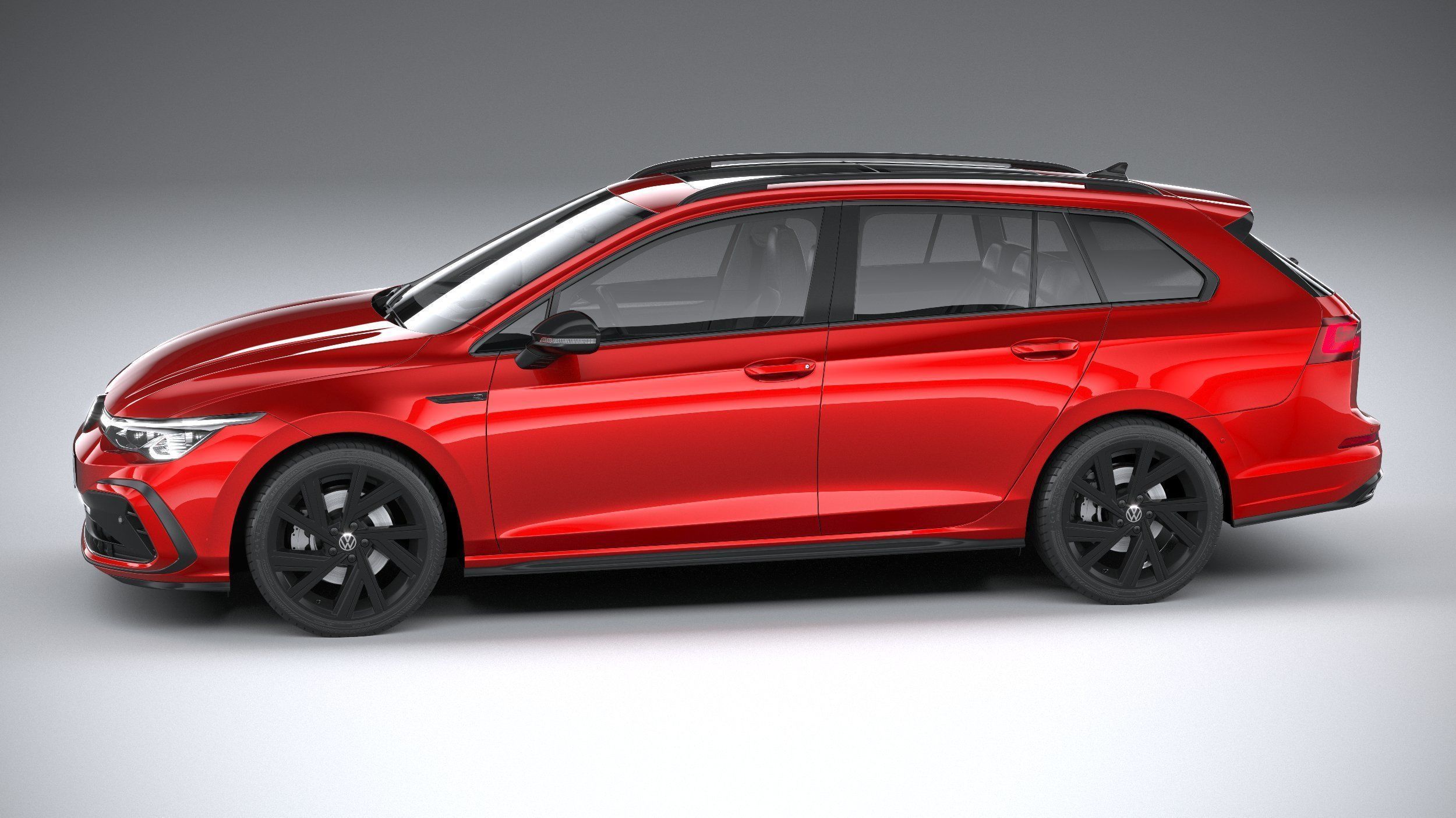 Volkswagen Golf Variant R-line 2021 3D model | CGTrader