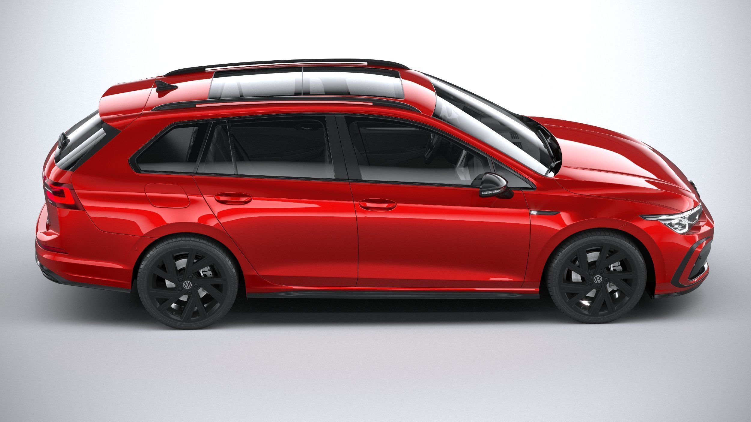 Volkswagen Golf Variant R-line 2021 3D model | CGTrader