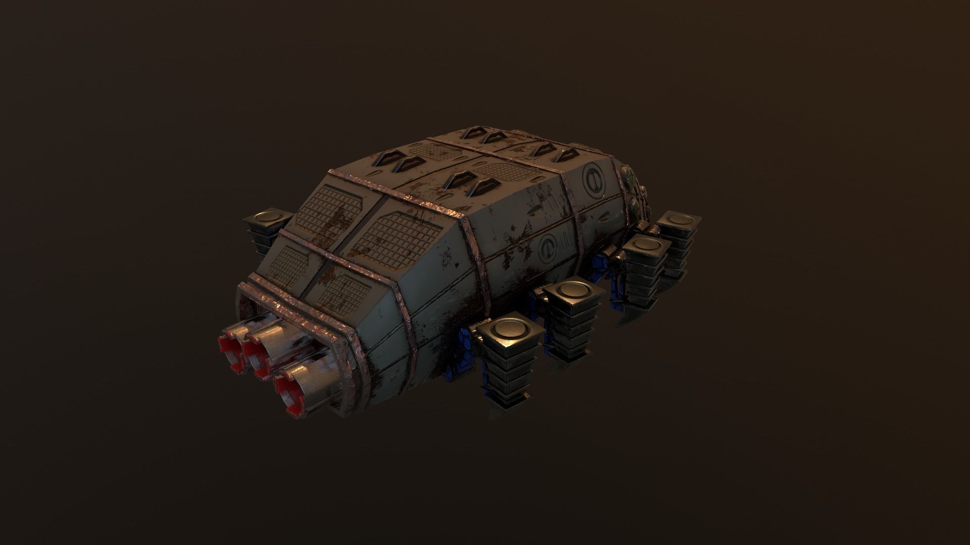 3D model Alien Tank VR / AR / low-poly rigged animated | CGTrader