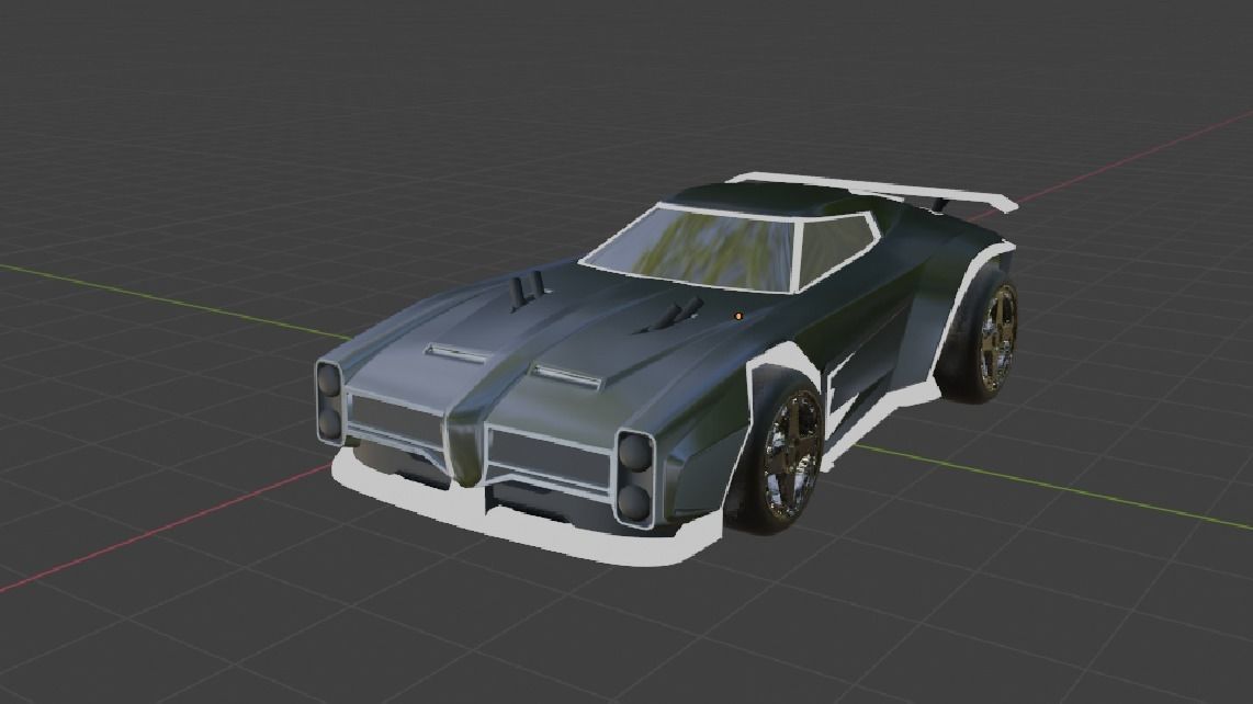 Dominus car from rocket league 3d model 3D model | CGTrader