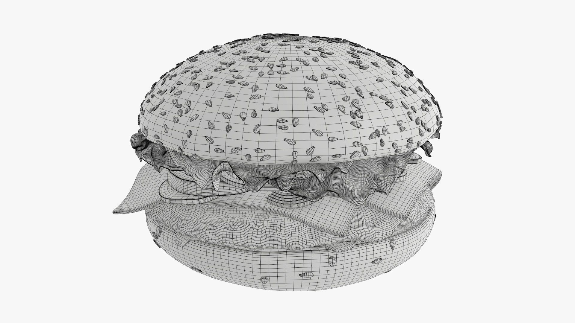 Fast food cheeseburger 01 stylized 3D model | CGTrader