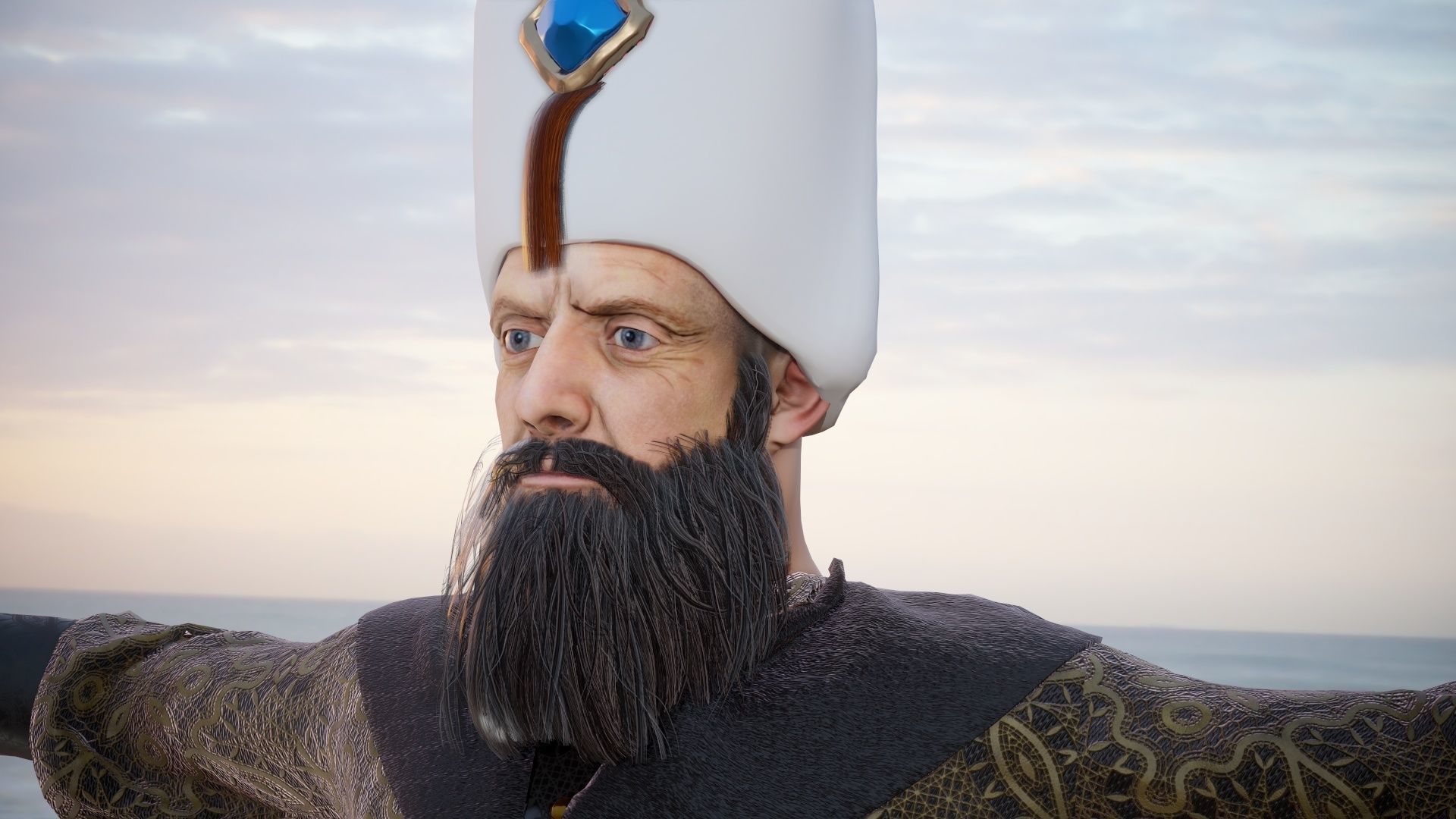 3D model Magnificent Kanuni Sultan Suleyman 3D Model VR / AR / low-poly ...