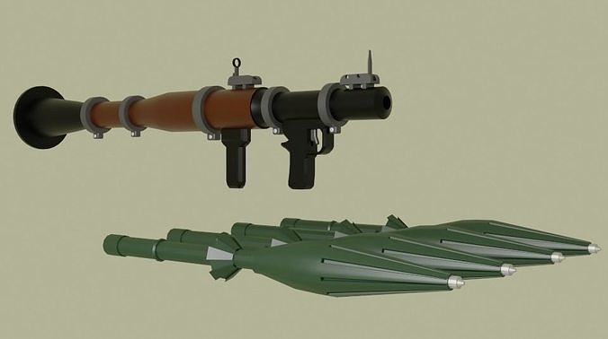 Rocket launcher 3D model | CGTrader